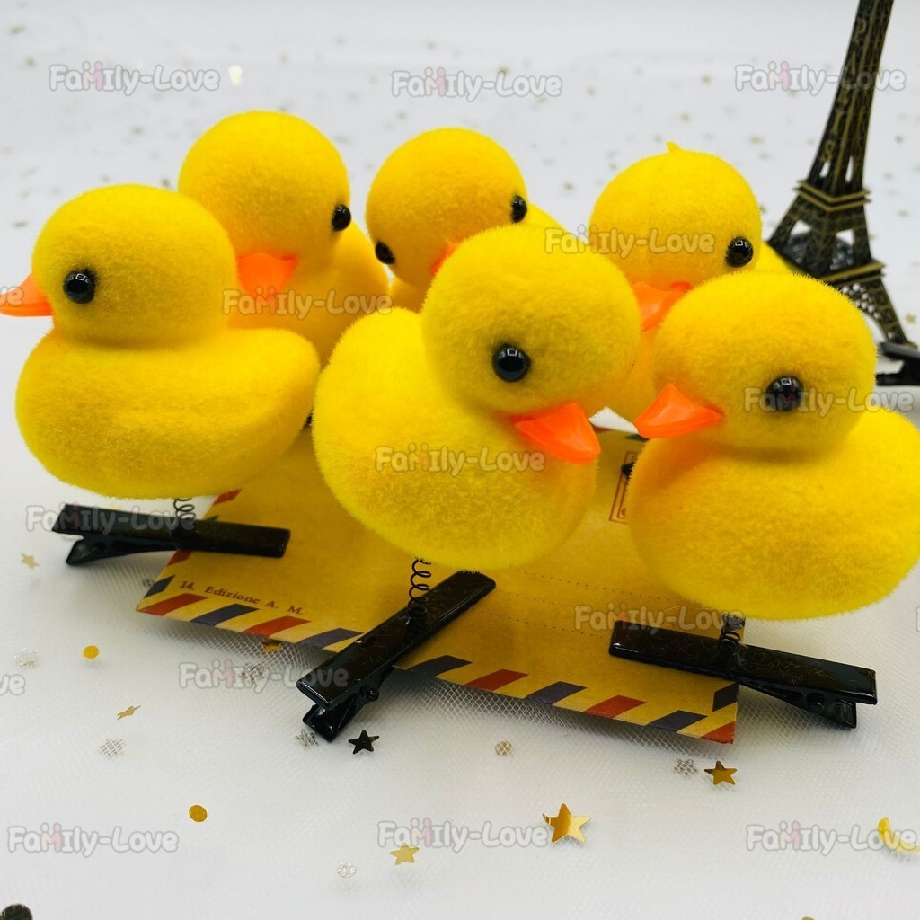 【Fast delivery】Buy 1 get 1 free Adorable Little Yellow Duck Hair Clip ...