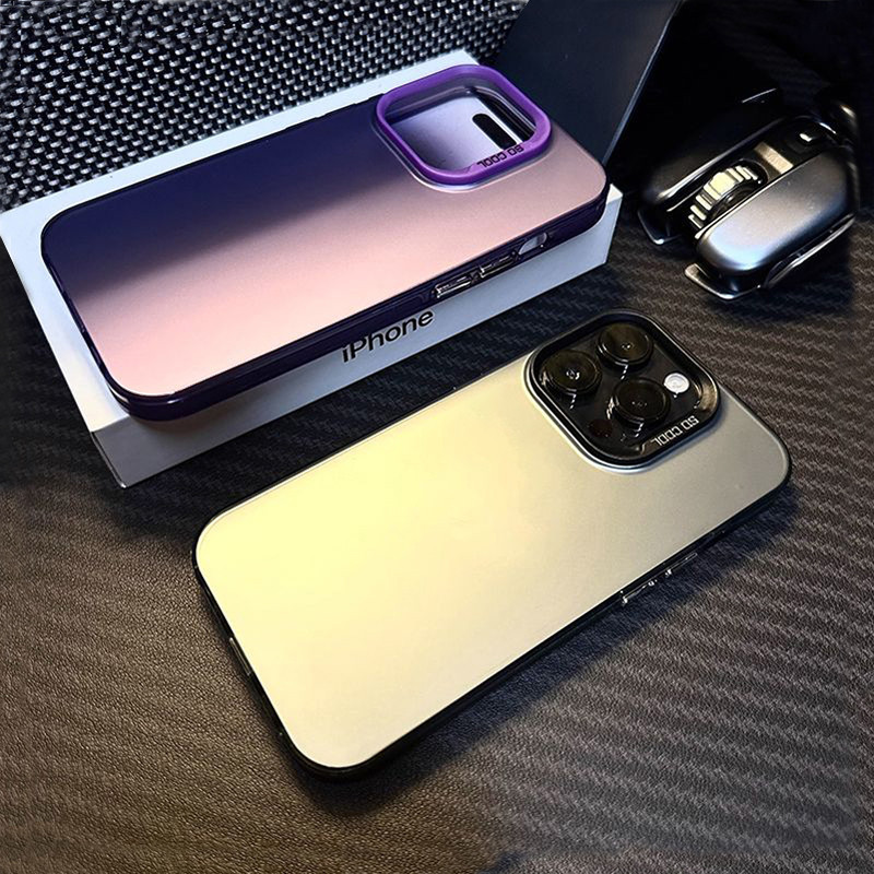 Luxury Colored Silver Matte Casing For iPhone 16 11 14 15 Pro Max 13 12 ...