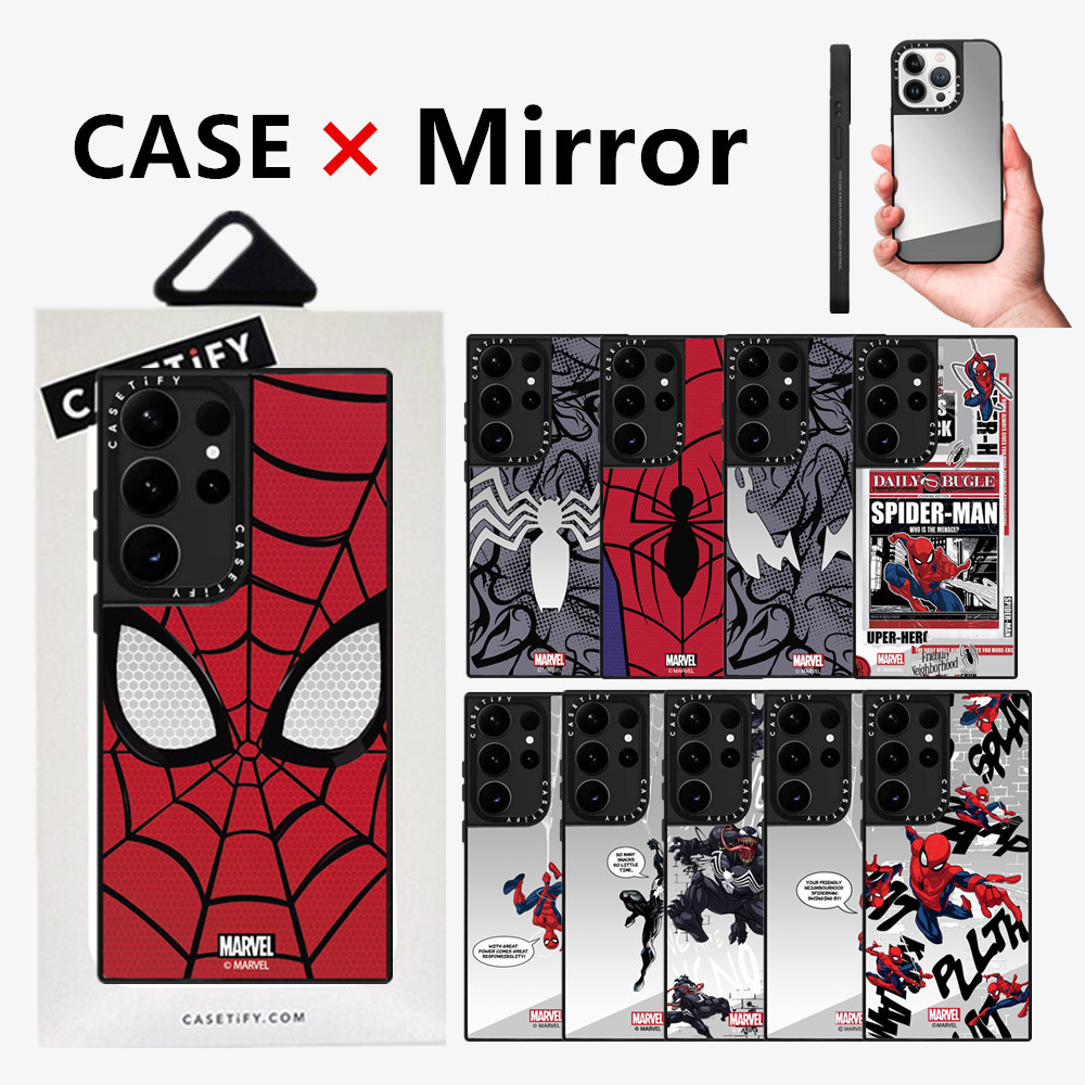 CaseTifg Brand Marvel Spider Man Venom Mirror Phone Case with Box for ...