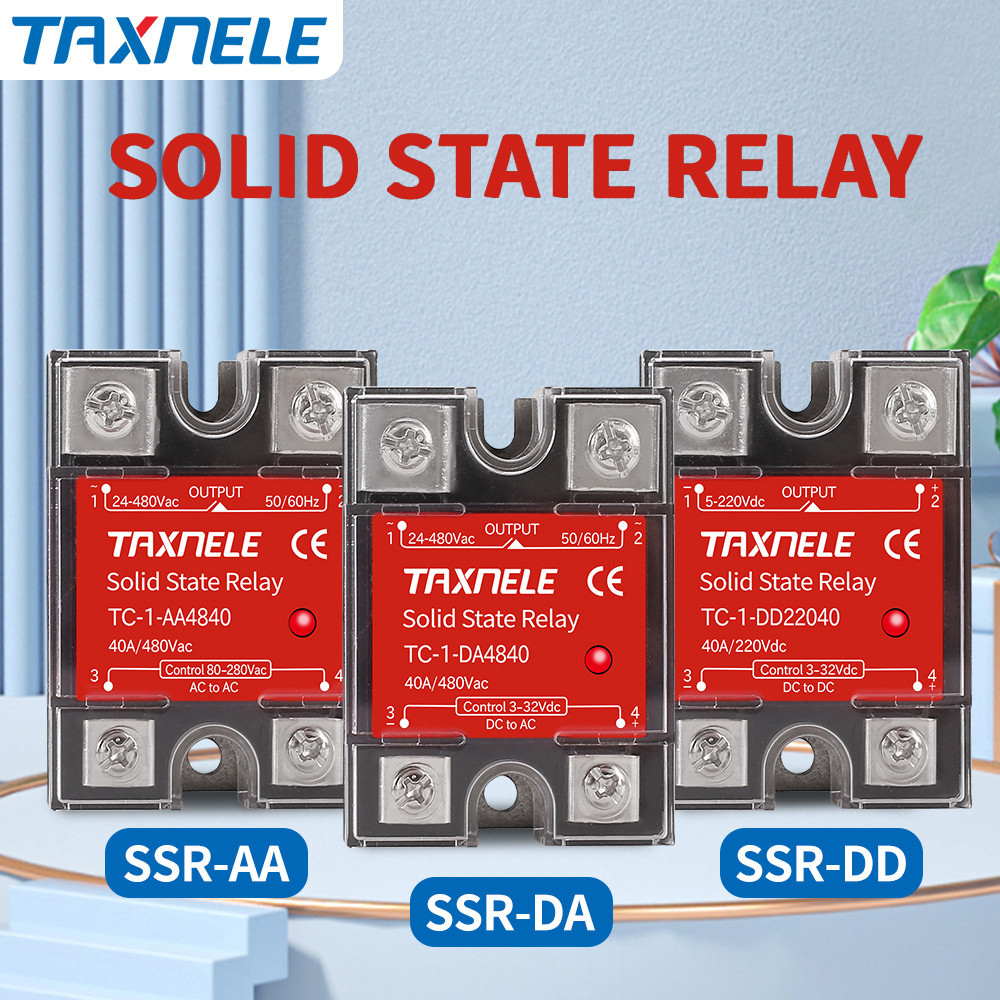 TAXNELE SSR-25DA SSR-40DA SSR-25AA SSR-40AA SSR-40DD SSR 10A 25A 40A DD DA AA Solid State Relay ...