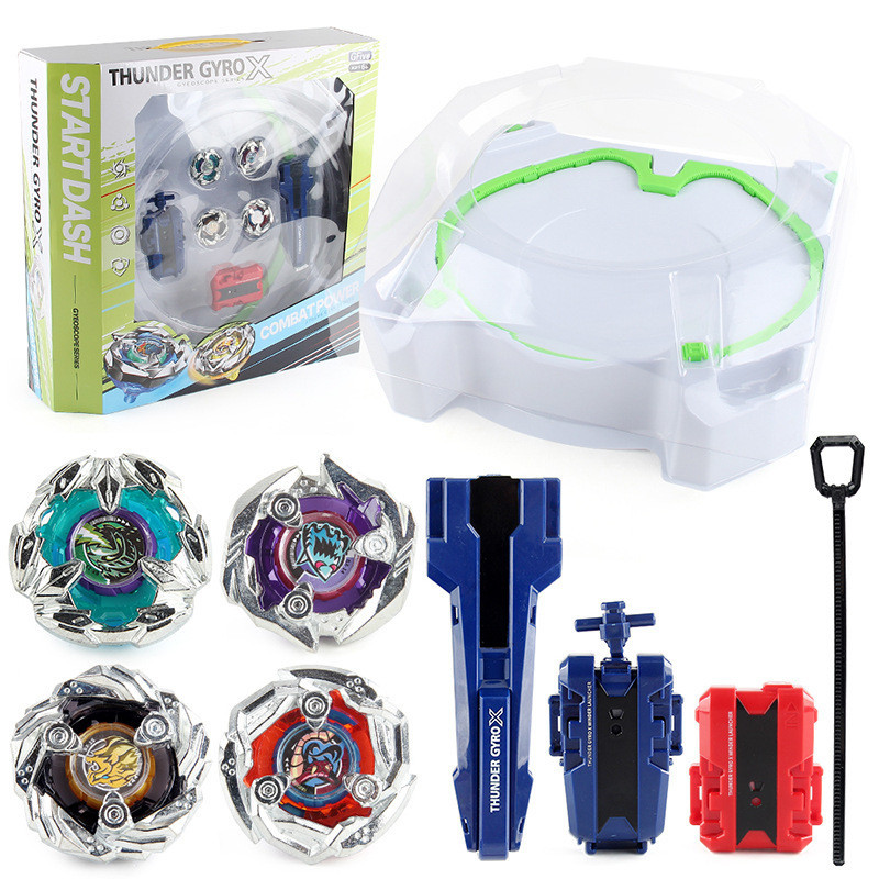 Beyblade X Xtreme 4pcs BX Gyros with Launcher Grip Stadium Plate Box ...
