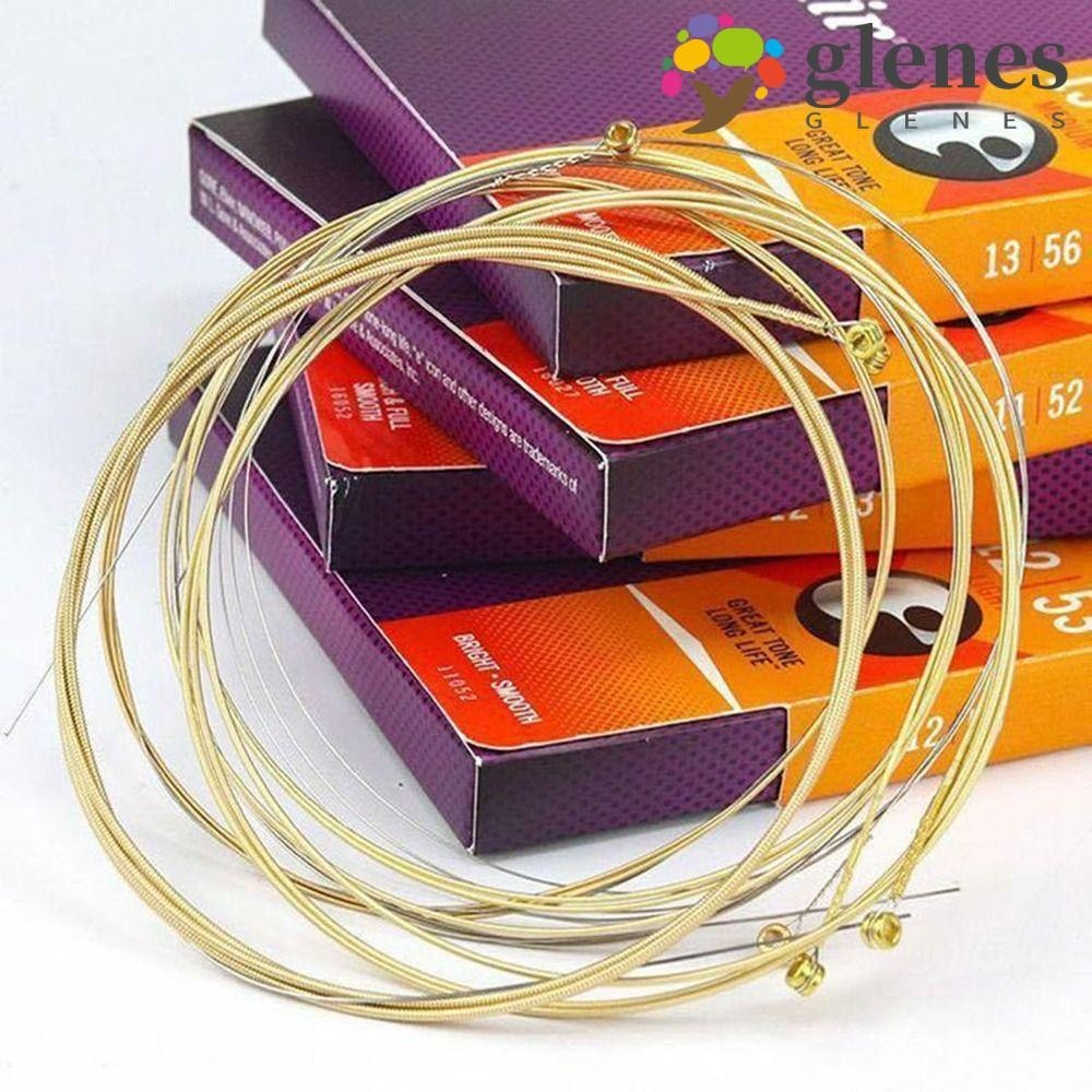 GLENES Elixir Acoustic Guitar Strings, 11002/11052/16027 Bronze Nickel ...