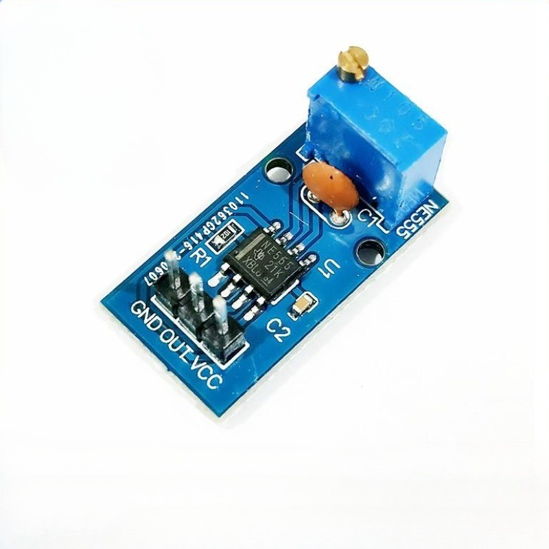 NE555 Pulse Generator Module DC 5V-12V Adjustable Frequency Single ...