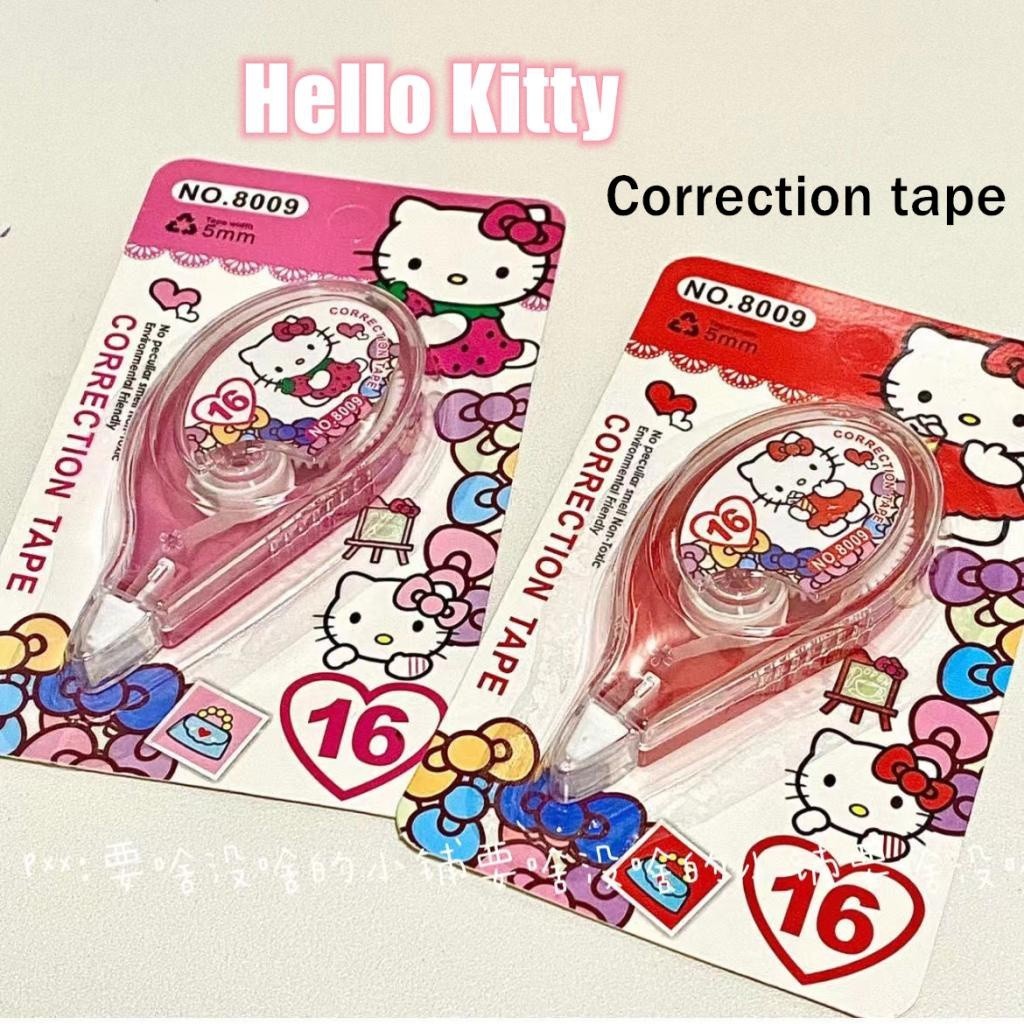 Hello Kitty Corrective Tape With Mini Changed For Cute Students Correct ...
