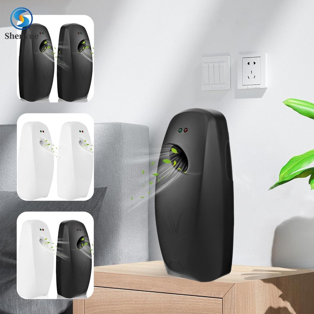 2Pcs Air Fresher Spray Dispenser 3 Adjustable Mode Auto Spray Dispenser ...