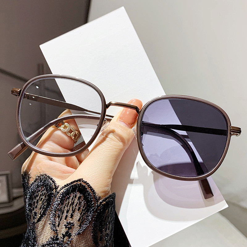 (-0~-500) Photochromic Myopia glasses, anti blue light color changing ...