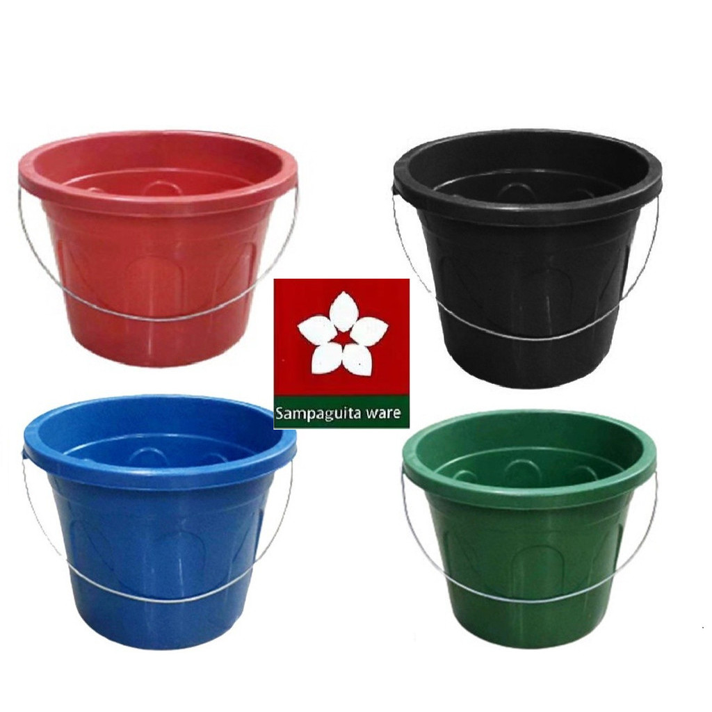Colored bucket/paIL multi-purpose bucket container bucket | Shopee ...