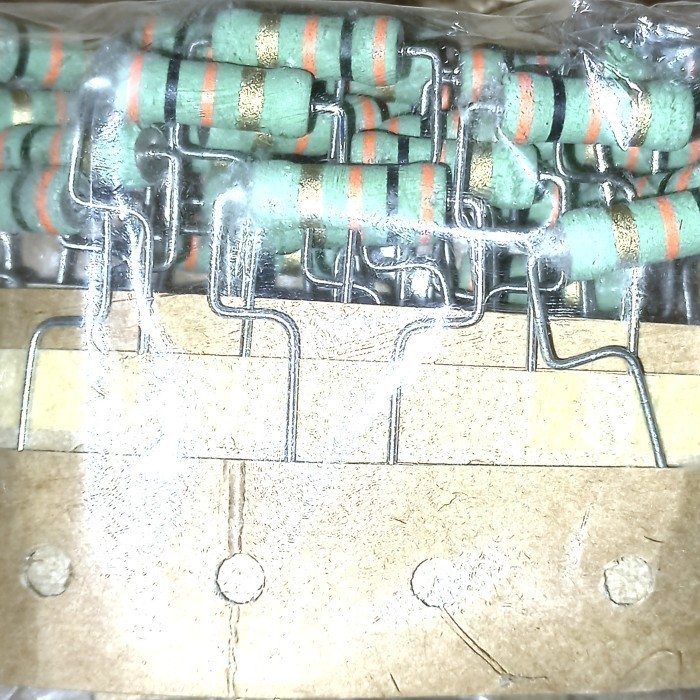 Resistor R metalfilm ORIGINAL JAPAN 30K 30 K 2watt 2 watt 2wat 2w 3w 3 ...