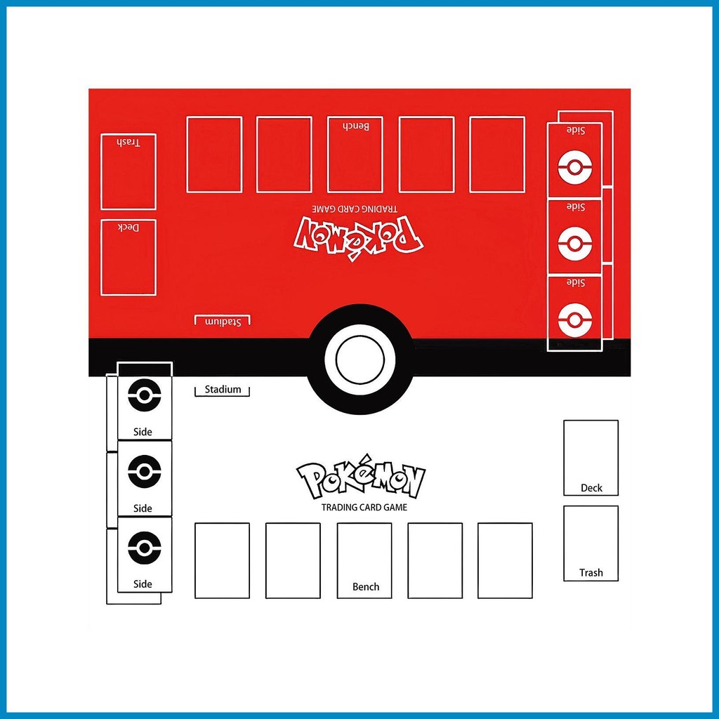 Pokemon Card Game Pad Anti-Slip Anime Playmat Mouse Pad For Gamers ...