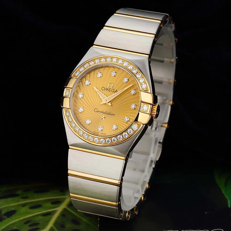 Omega Omega Constellation Series Quartz Women's Watch 27mm18K Gold ...