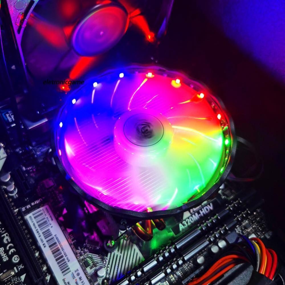 SNOWMAN 4 Pin PWM CPU Cooling Fan 1500RPM Speed Computer Cooler Quiet ...