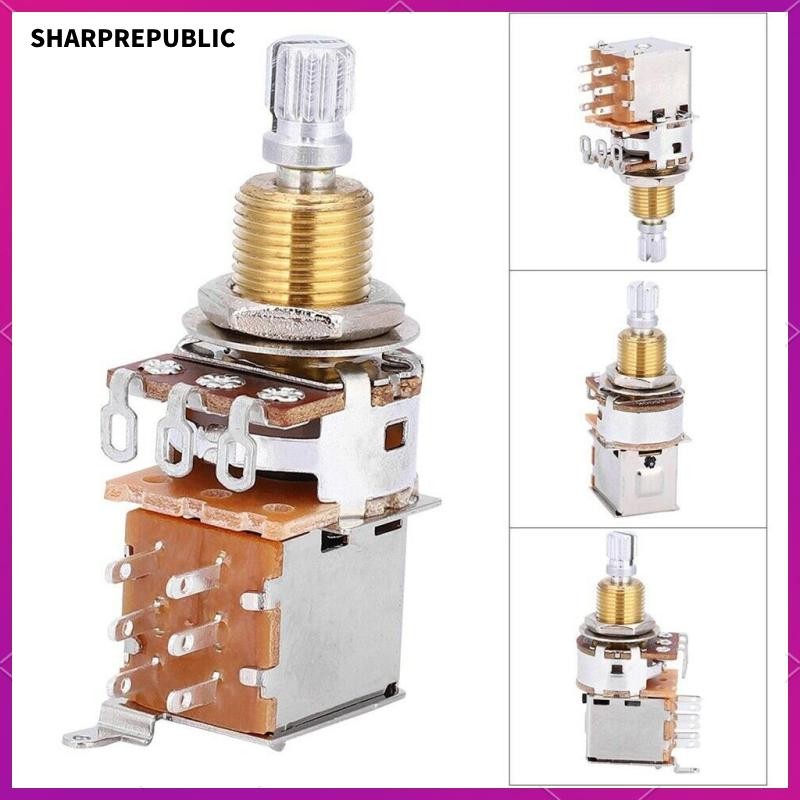 [Sharprepublic] Push Pull Pot Guitar Potentiometer Audio Volume Split ...