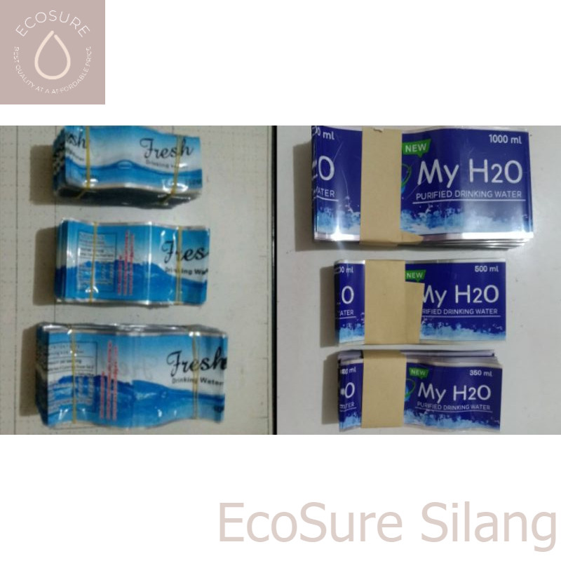 500PCS PET Bottle Shrinkable Label Bottled Water 350ml / 500ml / 1000ml ...