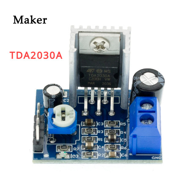 TDA2030 Module Power Supply TDA2030 Audio Amplifier Board Module TDA2030A 6-12V Single | Shopee ...