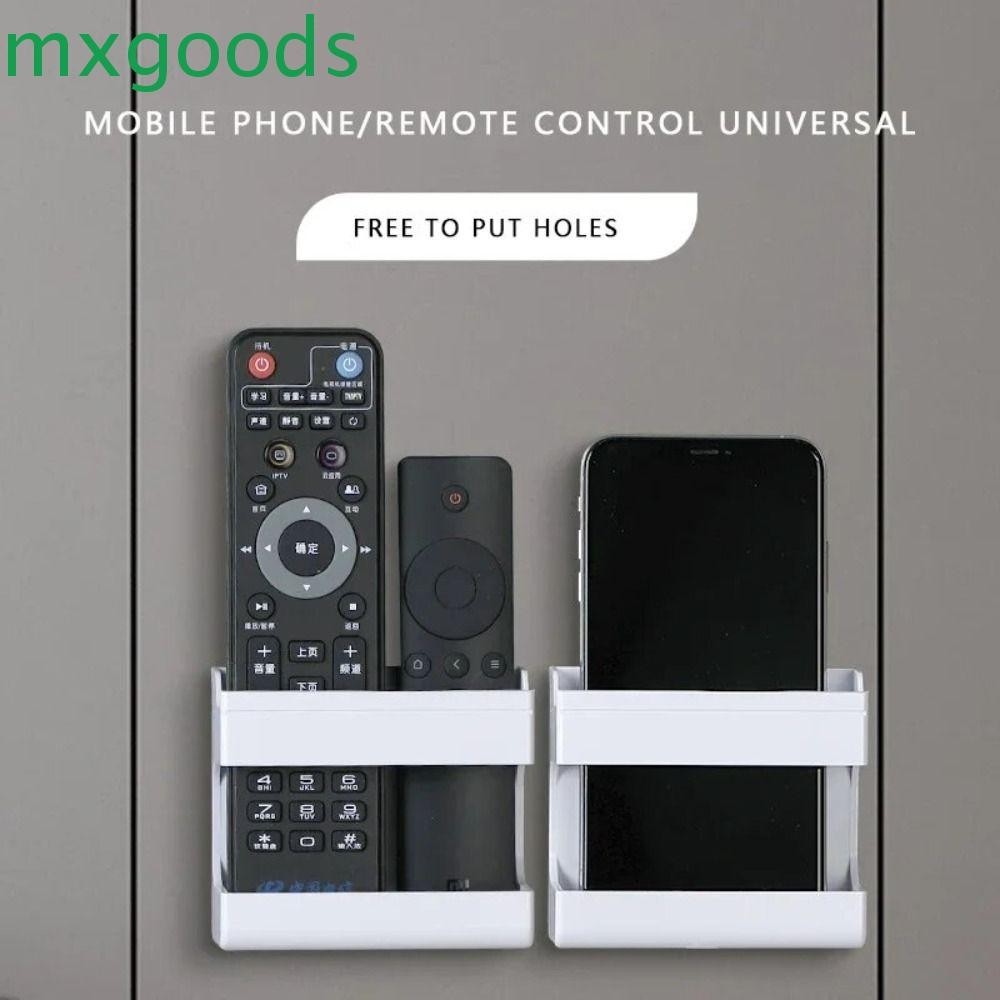 MXGOODS Remote Control Holder, Plastics Wall-mounted TV Remote Control ...
