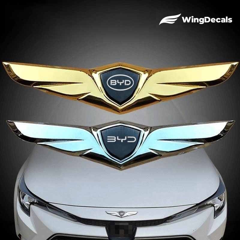 BYD atto3 dolphin Metal na Sticker ng Harap ng Kotse at Tailgate na may ...