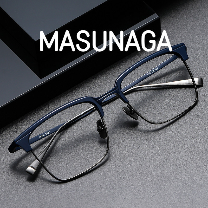 [Ti Titanium Glasses] Pure Titanium Glasses Frame masunaga masunaga Same Style Kimura Takuya ...