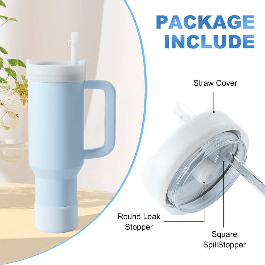 Silicone Spill Proof Stopper for Stanley Cup 2.0 40oz/30oz, Stopper Set ...