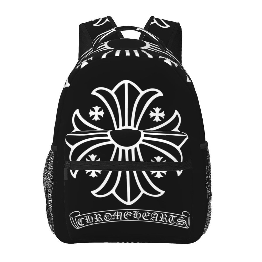 Chrome Hearts Unisex Fashion Casual Backpack Student School Backpack ...