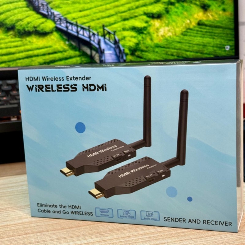 Wireless HDMI Extender 50M 5.8GHz 1080P WiFi Video Extension Transmit ...