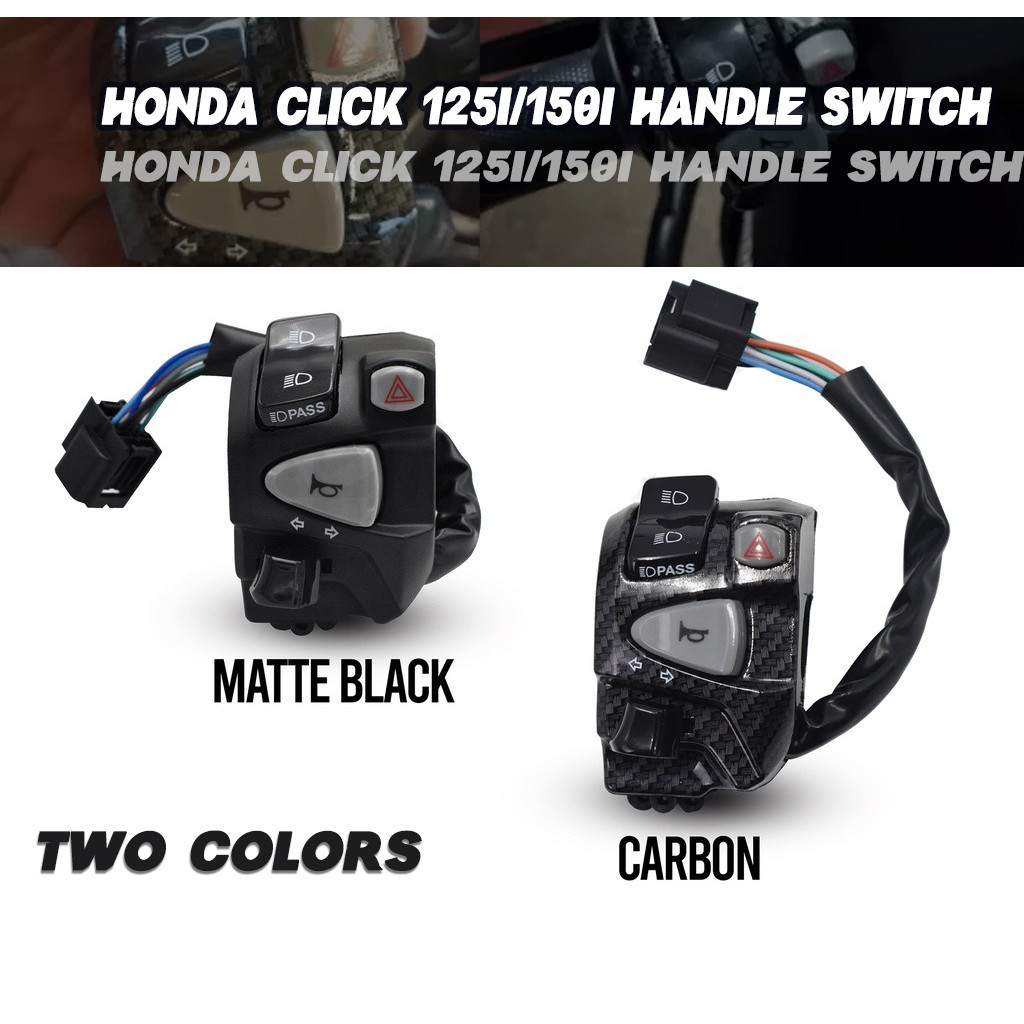 HONDA CLICK 125i/150i HANDLE SWITCH WITH PASSING LIGHT LEFT SIDE FOR ...
