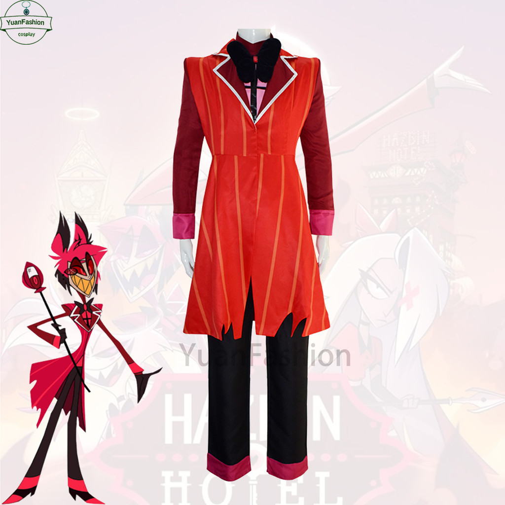 [Ready Stock] Hazbin Hotel cosplay Clothing Hazbin Hotel Alastor ...
