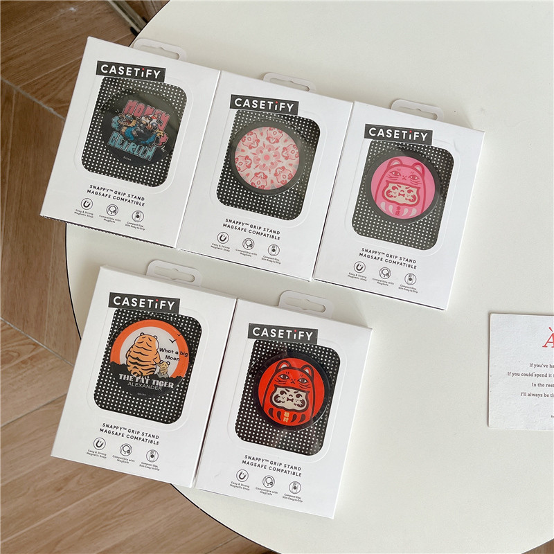 CASETIFY【Blooming flower】Lucky PP tiger Snappy Magnetic Grip Stand ...
