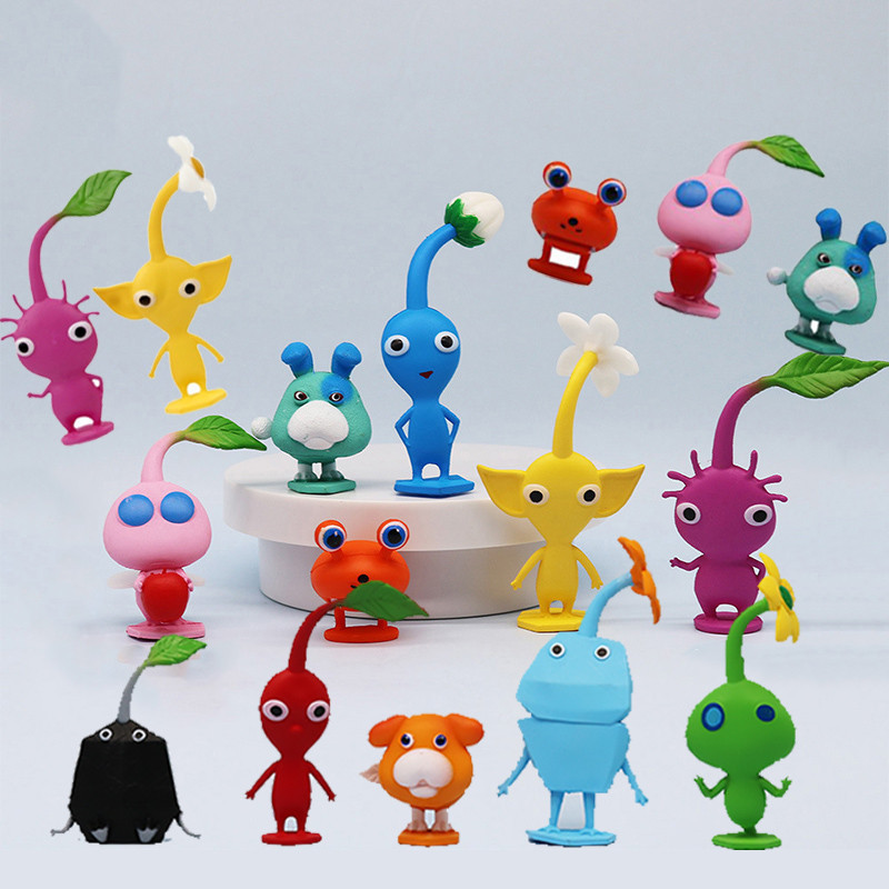 Pikmin Cute Model Decoration PIKMIN Game Action Figure Doll Set ...