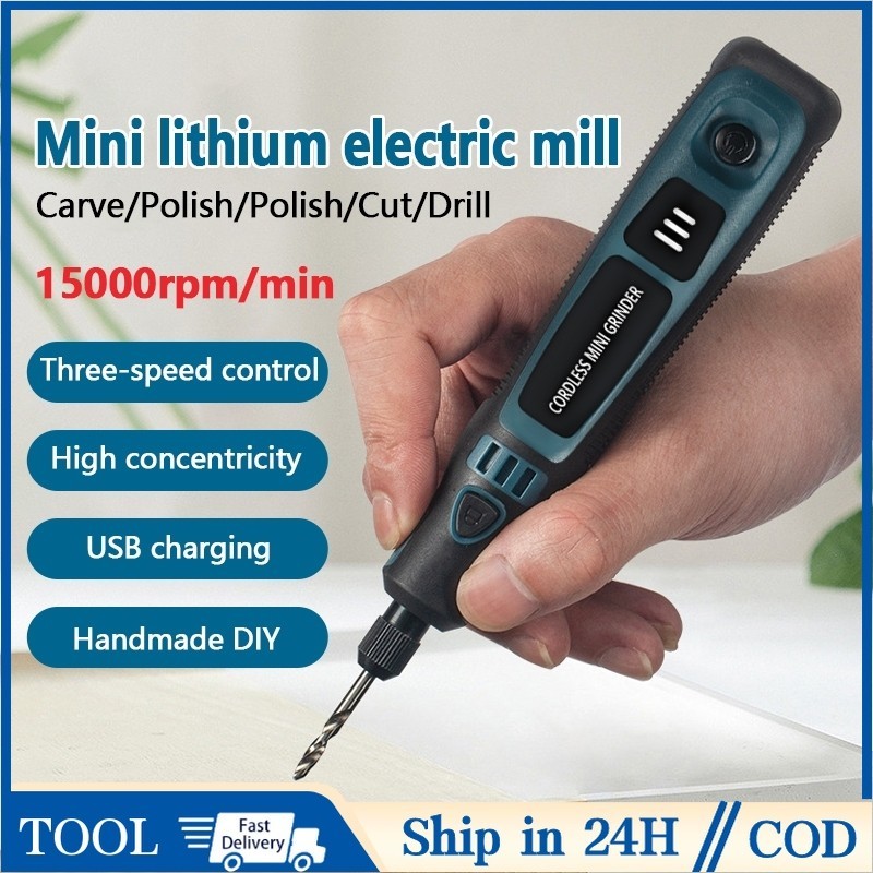 Mini Grinder USB Rechargeable Rotary Tool Engraver Pen Wireless ...
