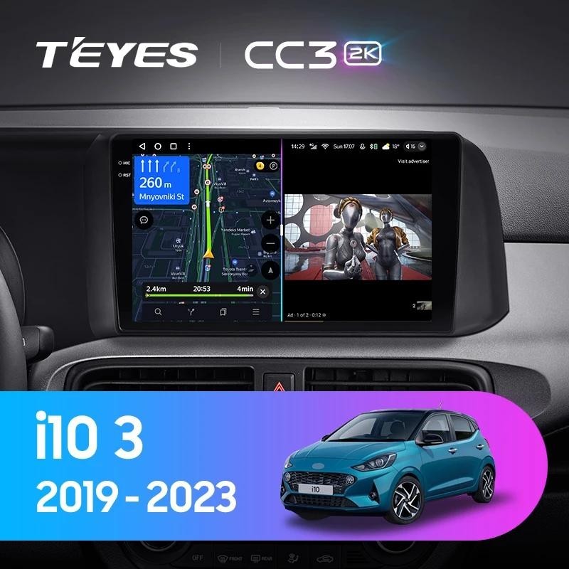 TEYES CC3L CC3 2K For Hyundai i10 III 3 2019 - 2023 LHD Car Radio Multimedia Video Player ...