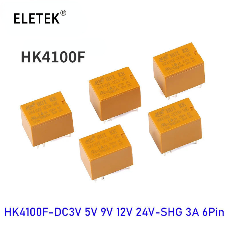 Mini Power Relay HK4100F DC24V SHG HK4100F DC12V SHG HK4100F DC5V SHG ...