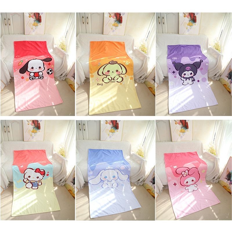 Kuromi Bath Towel Cartoon Cute Influencer Hot-selling Girl Heart Ice ...