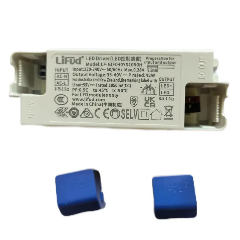 Lifud no flicker LED Driver 42W 1050mA DC 33-40Vdc AC220-240V LF ...