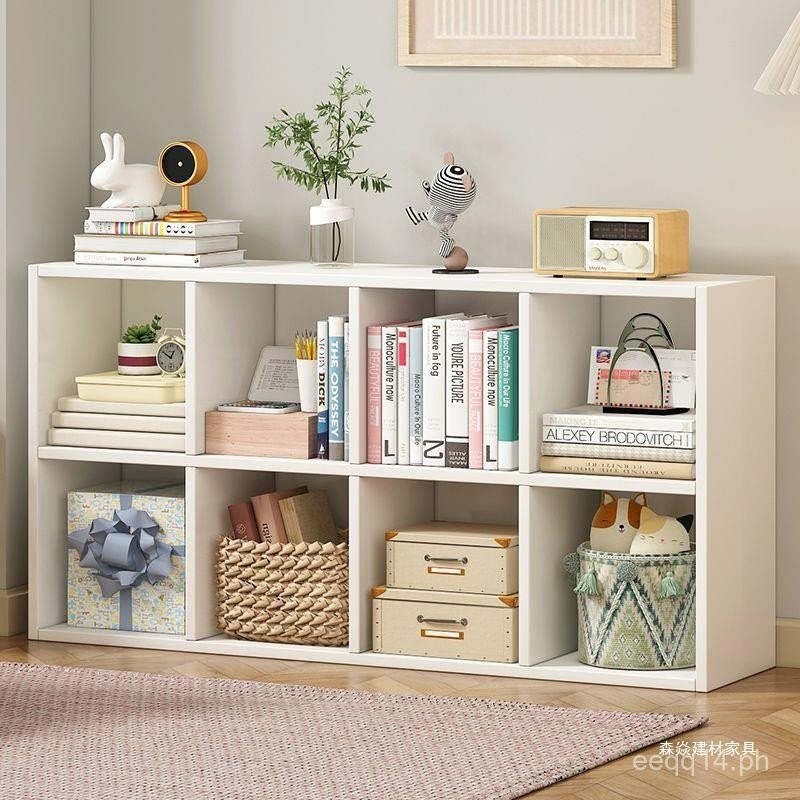 Standing Cabinet Magazine Low Cabinet Home Storage Freely Assembled Bookshelf Display Cabinet ...