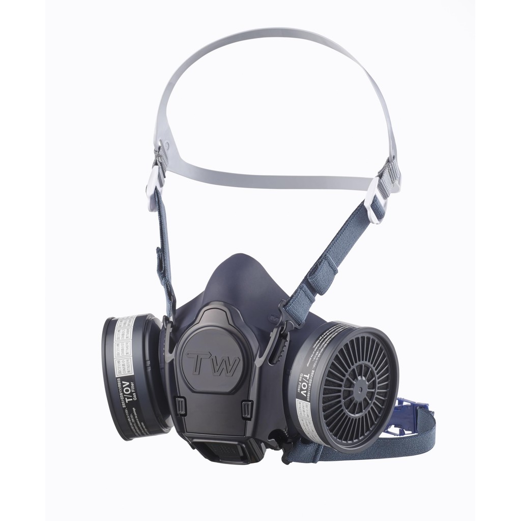 Shigematsu Half Face Gas Mask TW02SF Lightweight Respirator for Work ...