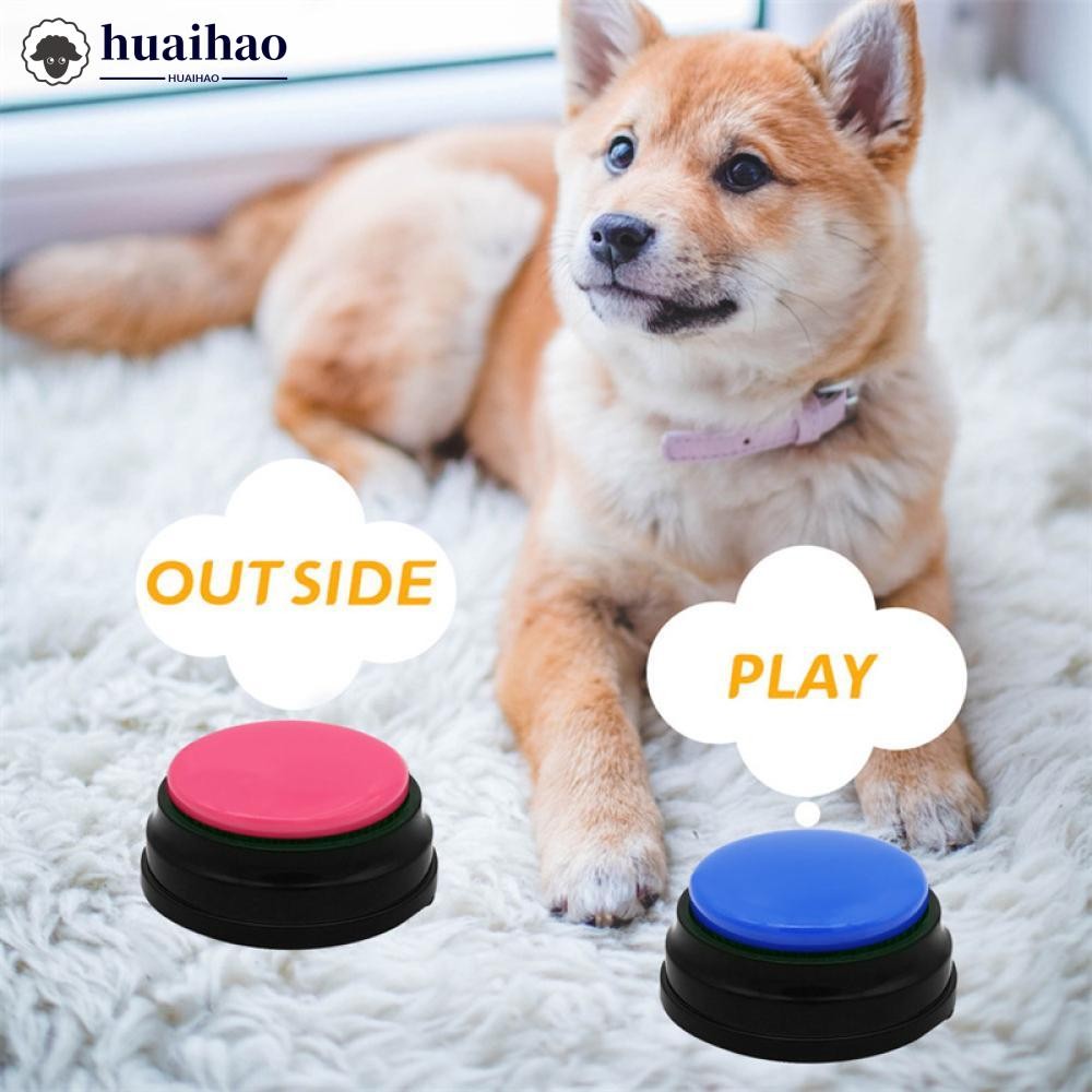 HUAIHAO Pet Sound Box Recordable Talking Button Cat Voice Recorder ...