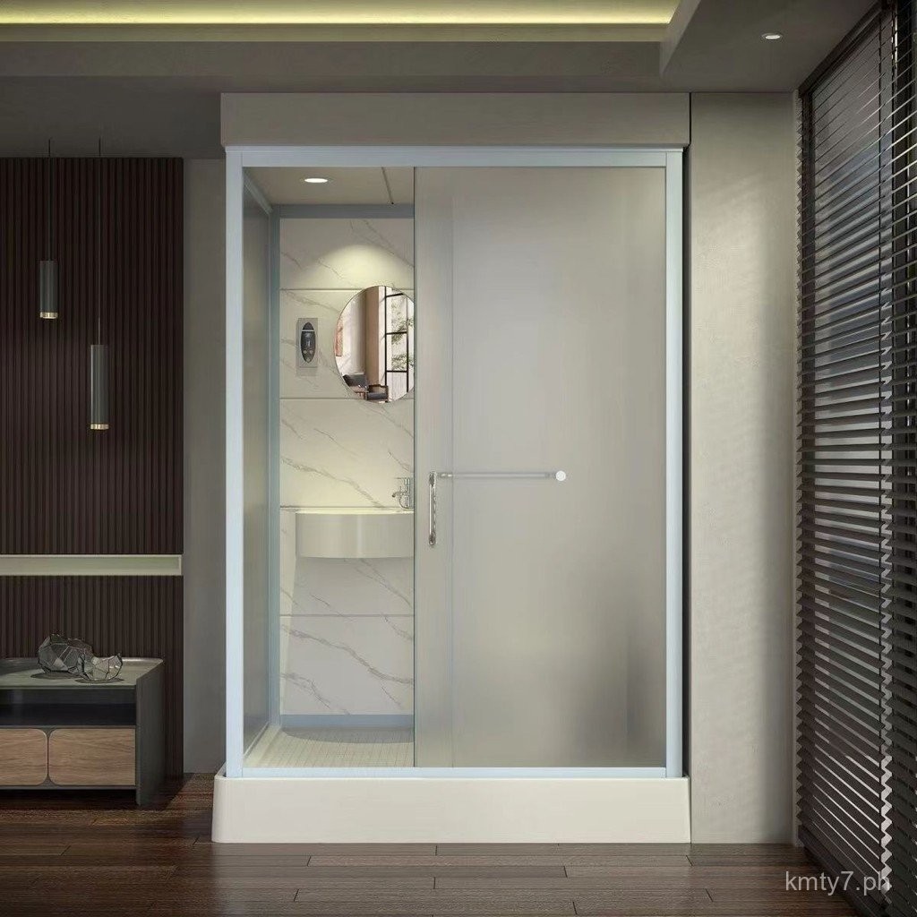 Integrated Shower Enclosure Bathroom Shower Room Sliding Door Household ...
