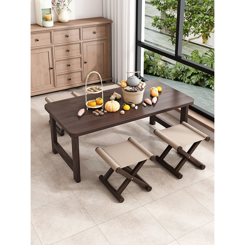 Foldable Coffee Table for Small Living Room, Simple Home Use Tea Table ...