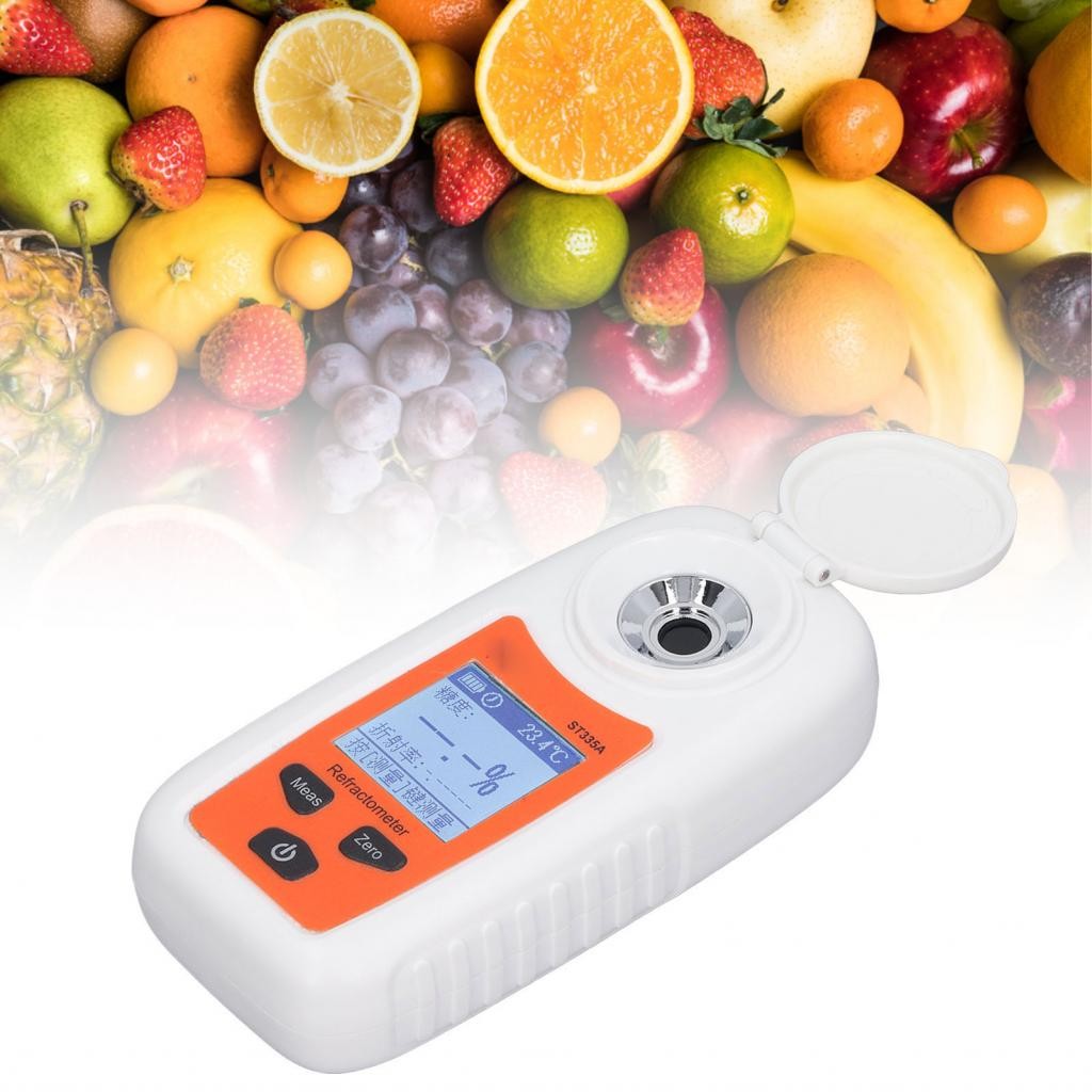 Soxii ST335A Digital Display Saccharimeter Refractometer Fruit Sugar ...