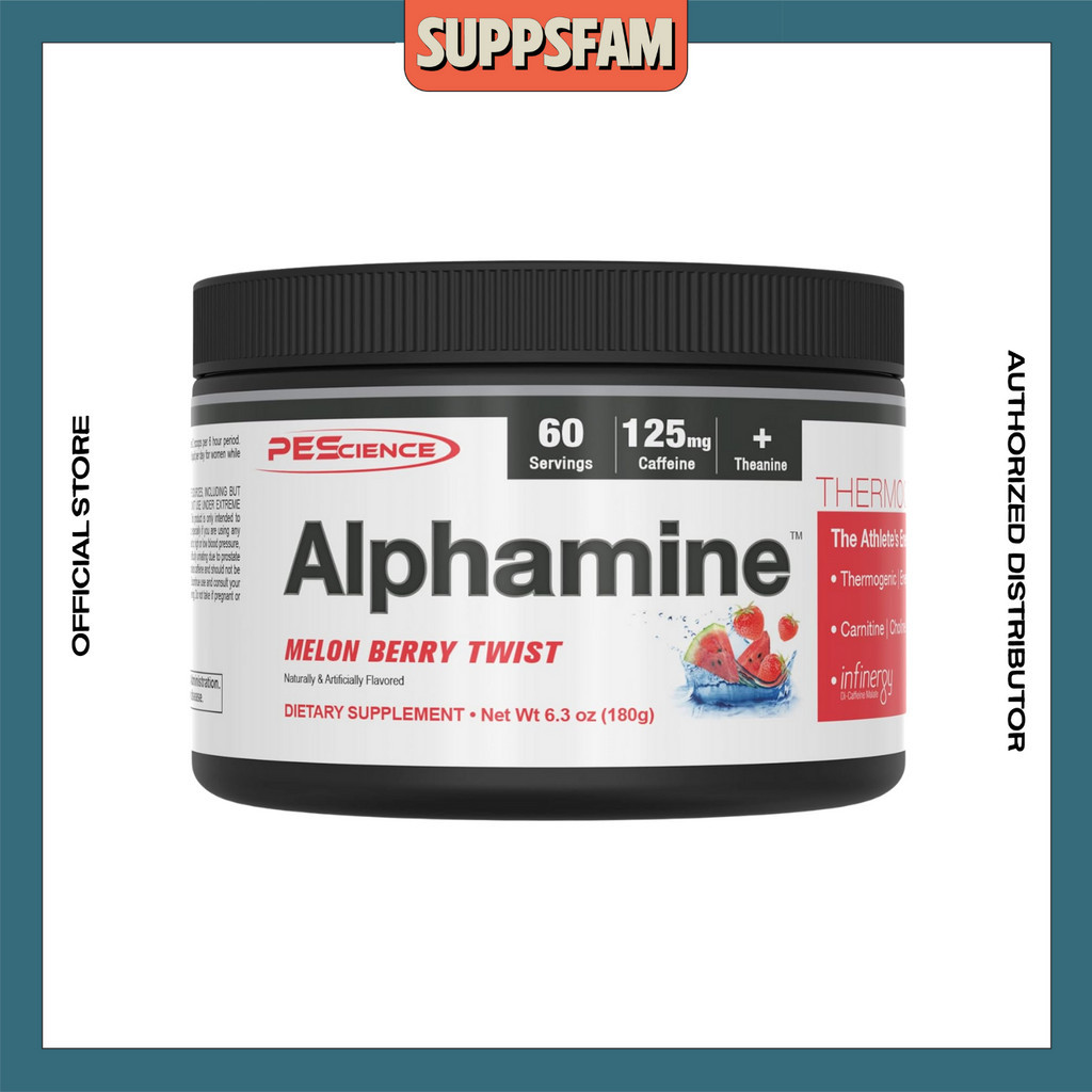 PEScience Alphamine Premium Energy & Thermogenic 180g - CLUMPED ...