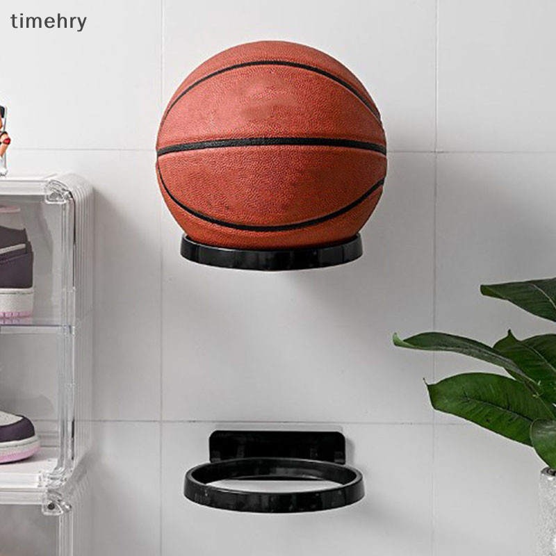 TY Wall Mounted Basketball Storage Rack Plastic Football Display Shelf ...