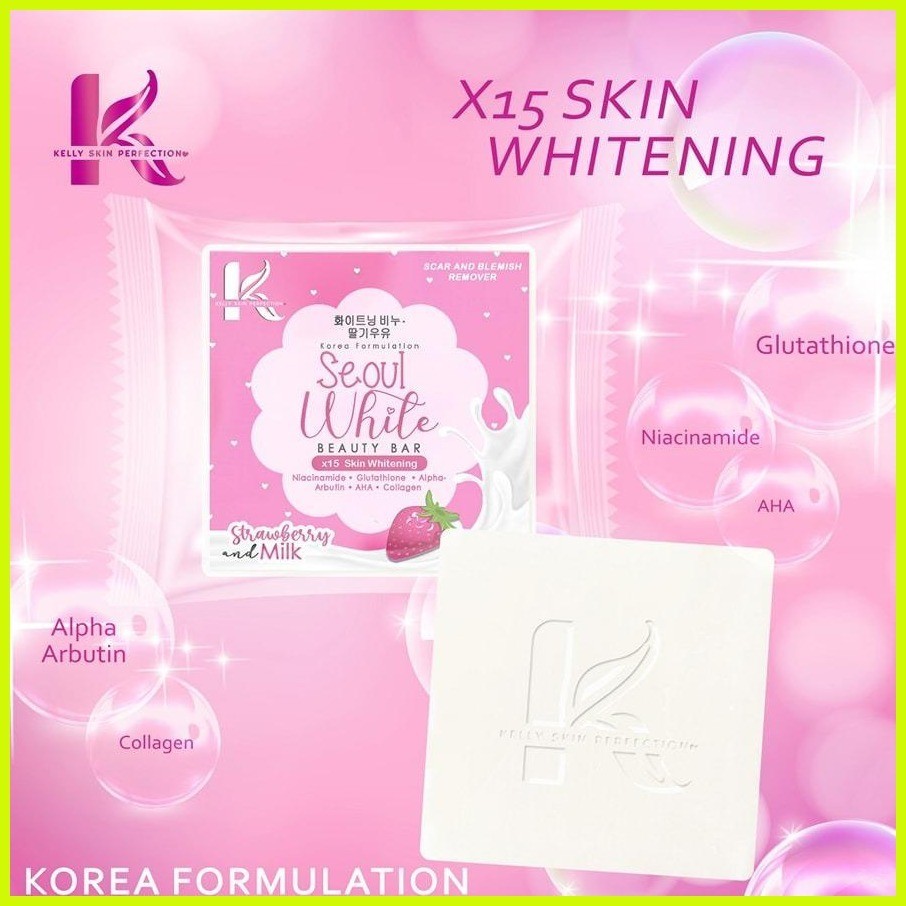 Kelly Skin Perfection Seoul White Beauty Bar | Shopee Philippines