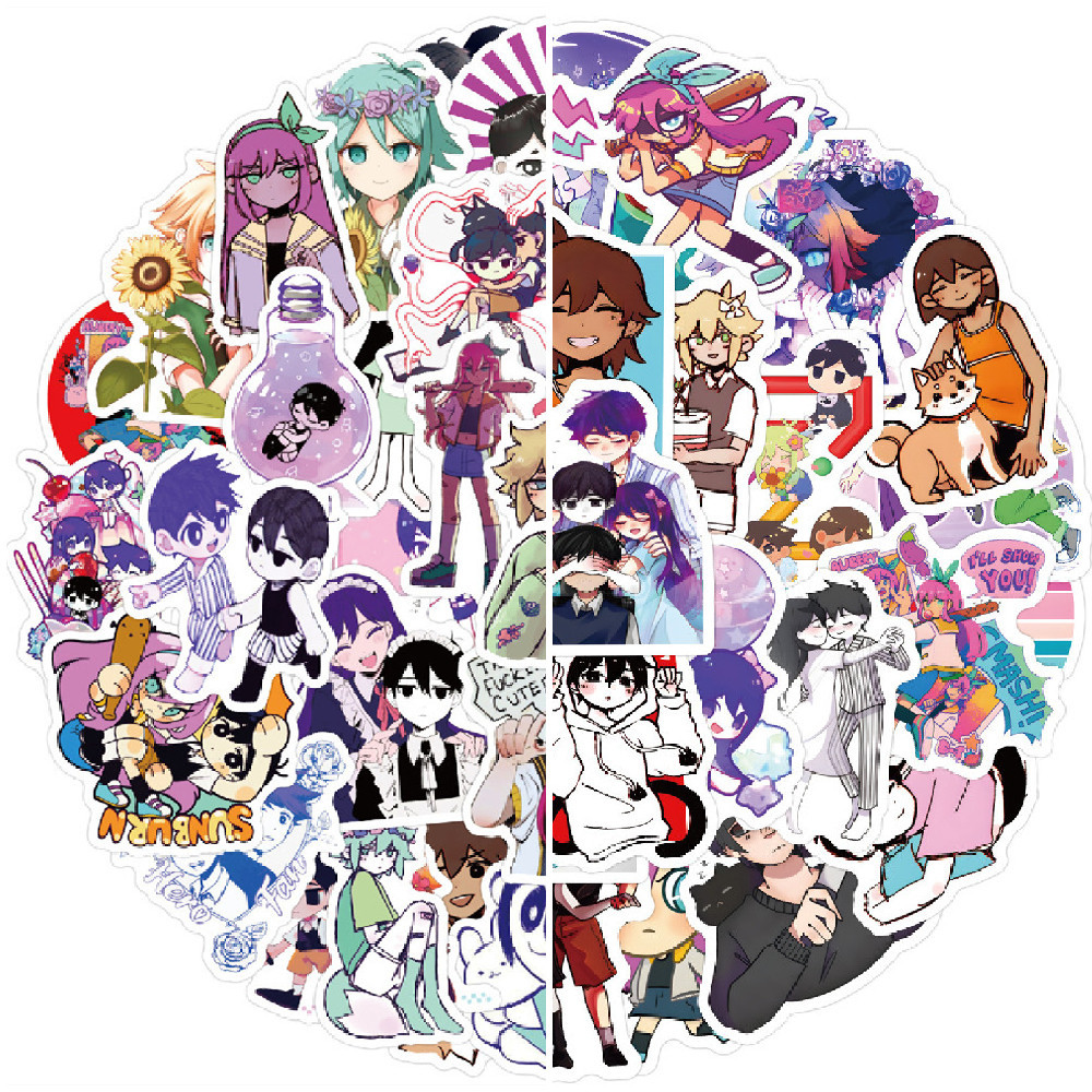 60Pcs/120Pcs OMORI . Sunny Stickers DIY Waterproof Fashion Decals ...