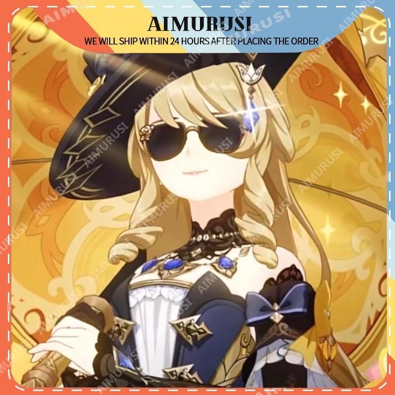 Aimurusi New Year New Products Fashion Sunglasses Genshin Impact Navia