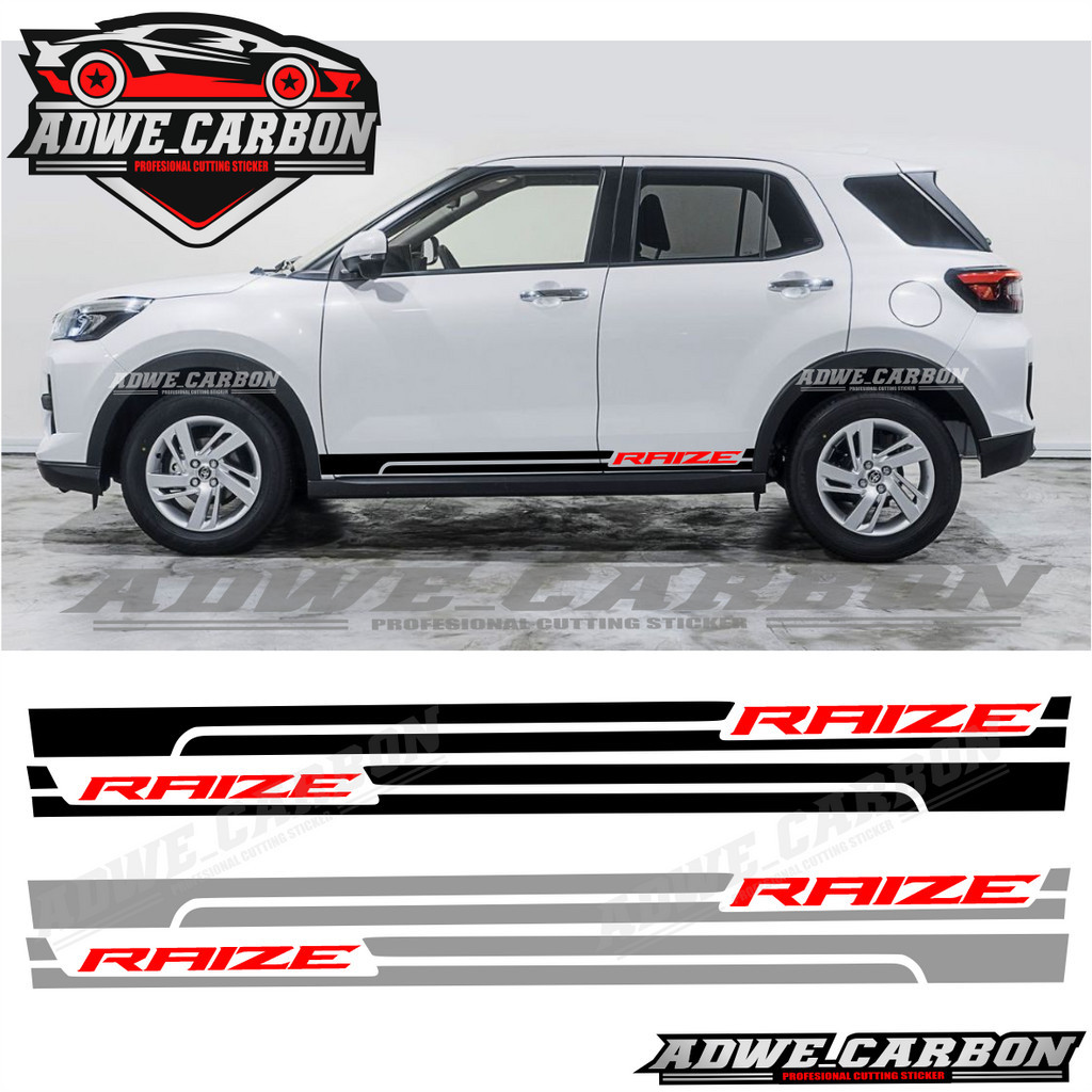 Daihatsu Rocky Raize car stickers, the latest list of toyota Raize ...