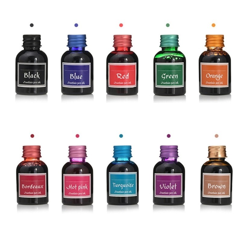 Mya Pure Colorful Pen Ink 1 Bottle 30ml Refill Fountain Calligraphy Dip ...