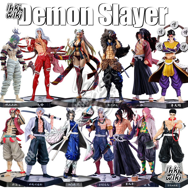 30cm Action Figure Demon Slayer New Hantengu Zohakuten Himejima Gyomei ...