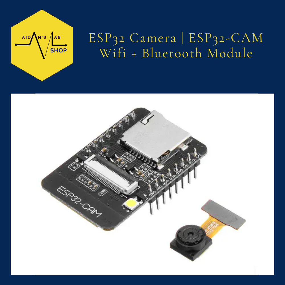 ESP32 Camera | ESP32-CAM Wifi + Bluetooth Module | Aidans Lab | Shopee Philippines