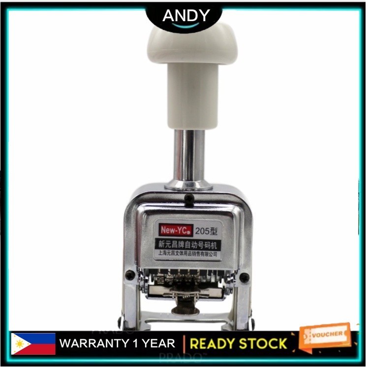 [COD] Dolity Metal 6-7-Position Automatic Numbering Machine Roller ...