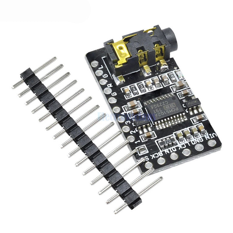Pcm5102 Module Stereo Dac Digital To Analog Converter Insert Audio Module Pll Voice Module